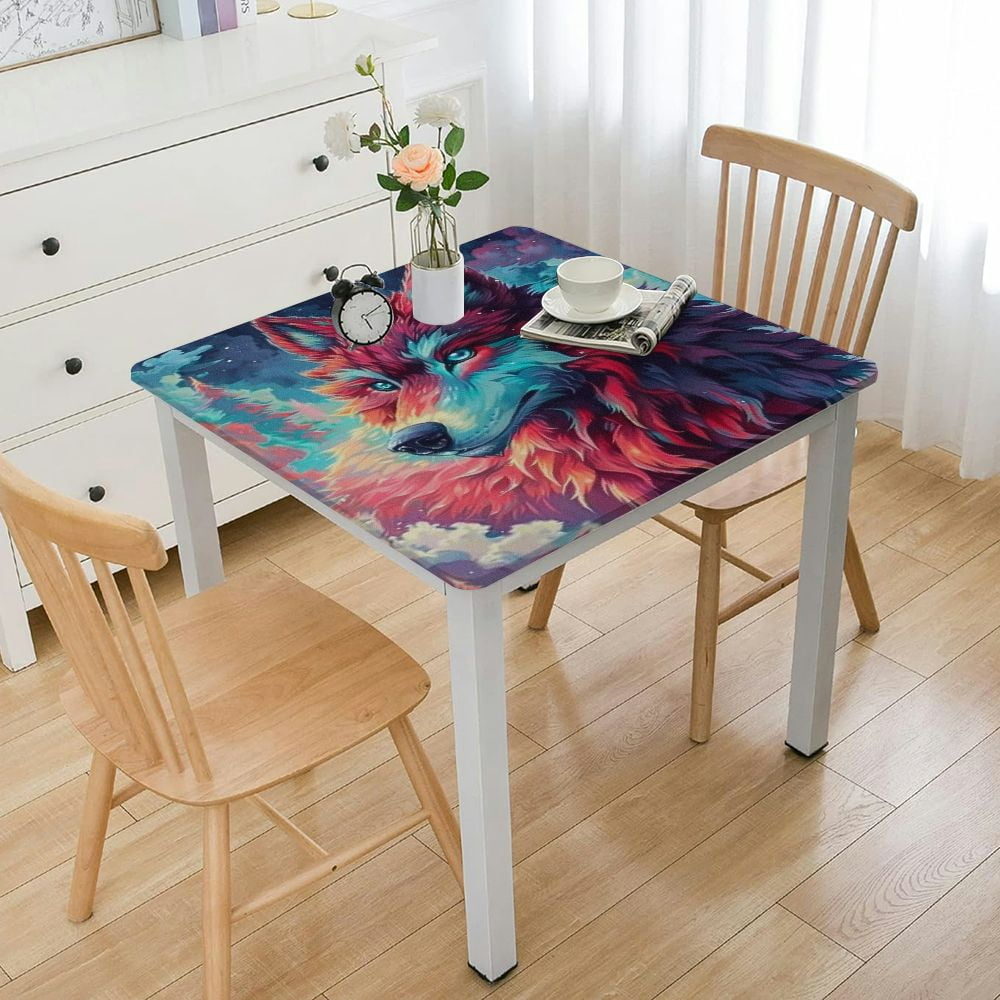 BANET Square Tablecloths Psychedelic Jungle for Rectangle Tables Dining ...