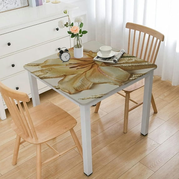 BANET Square Vinyl Tablecloth, Waterproof Vinyl Tablecloths with ...