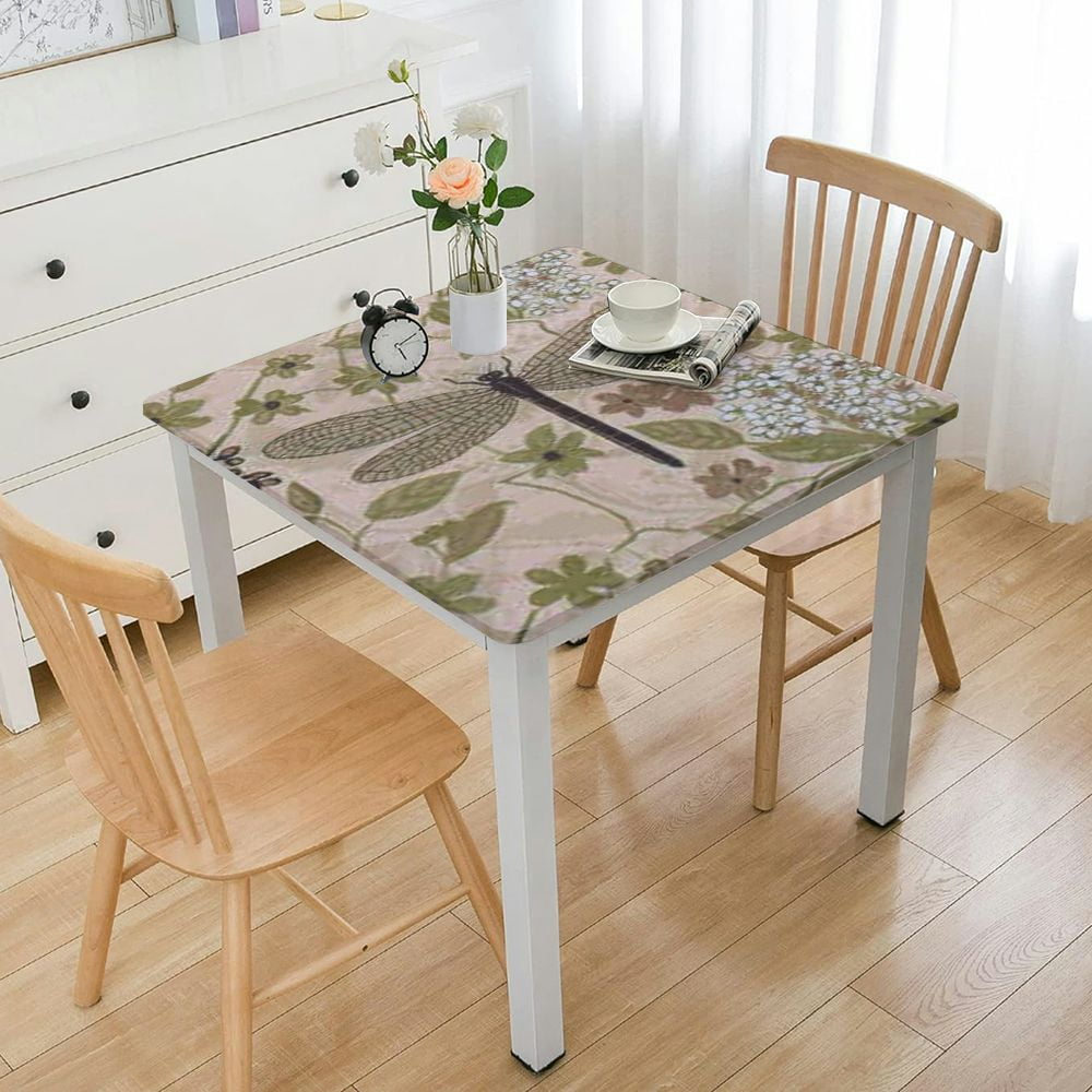 BANET Table Cloth Square Table, Dandelion Floral Patterns Cotton Linen ...