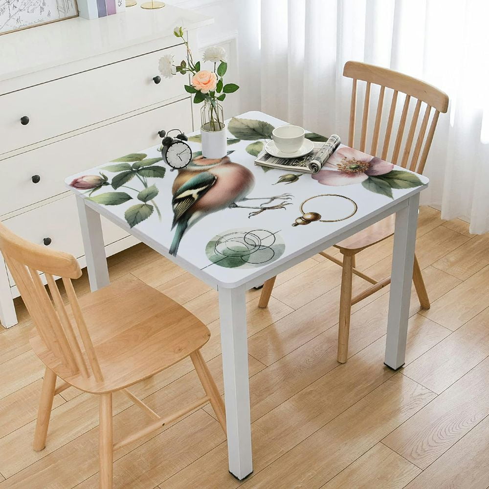 BANET Tablecloth Cute Animal Antique Clock Rectangle Tablecloth Picnic ...