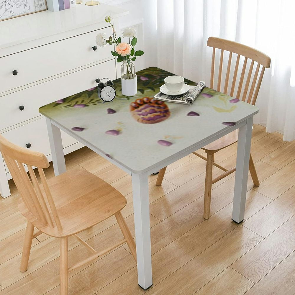 BANET Tablecloth Square, Spring Colorful Washable Table Cover for Party ...
