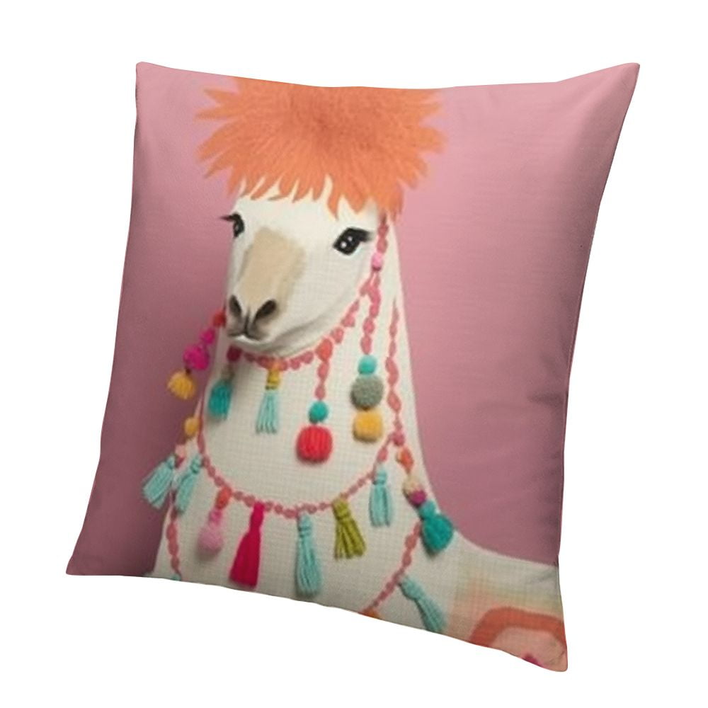 BANET Throw Pillow Cover Cute Hand Drawn Decorative Pillow Cases Home ...