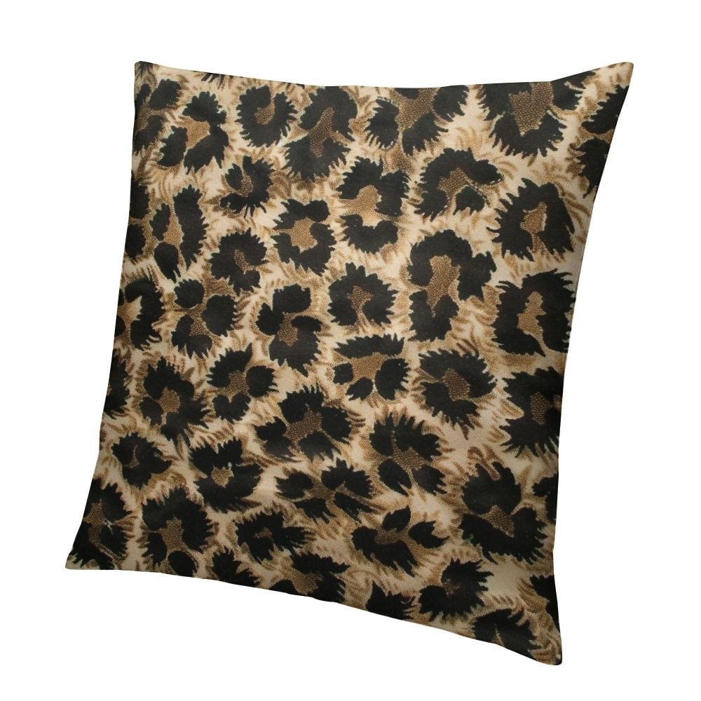 BANET Throw Pillow Cover Leopard Print Pattern Wild Animal Theme ...