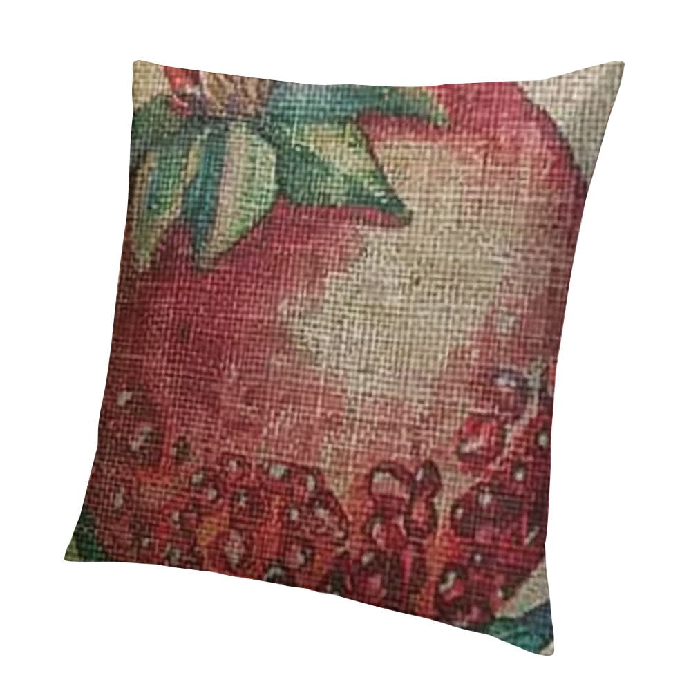 BANET Throw Pillow Covers Fruit Hand Drawn Watercolor Style Paint Yummy ...