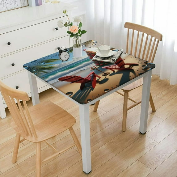 BANET Waterproof Tablecloth Christmas Table Cloth, Washable Decorative ...