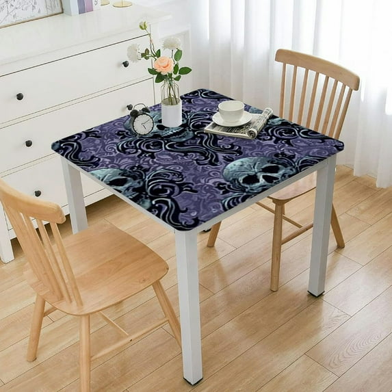 BANET Waterproof Tablecloths Rectangle, Halloween Skull Pattern ...