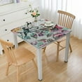 BANET and , Anti-Fading Linen Pink Square Table Cover for Kitchen ...
