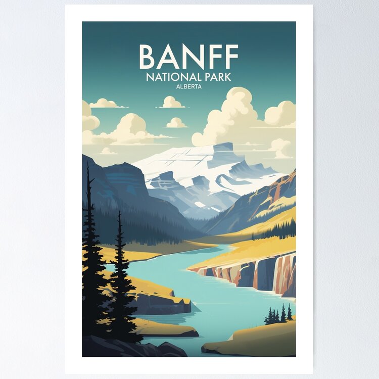 BANFF NATIONAL PARK UNFRAMED Poster, 12x18 - Walmart.com