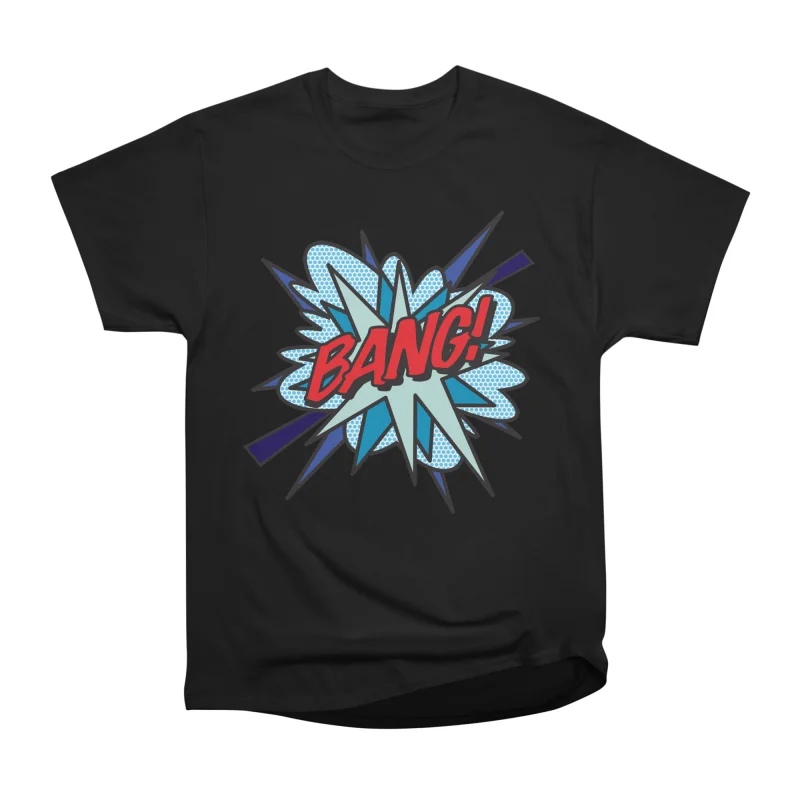 BANG Comic Book Cool Flash Fun Modern Pop Art Graphic T-Shirt Tee Gift ...
