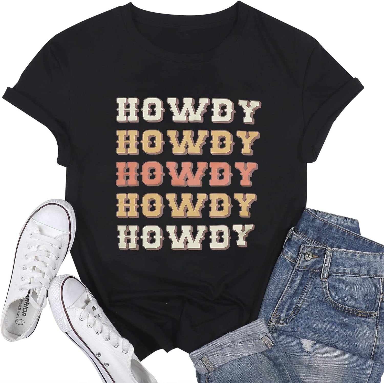 BANGELY Howdy Cowgirl Shirt Women Western Southern Retro Shirt Cute ...