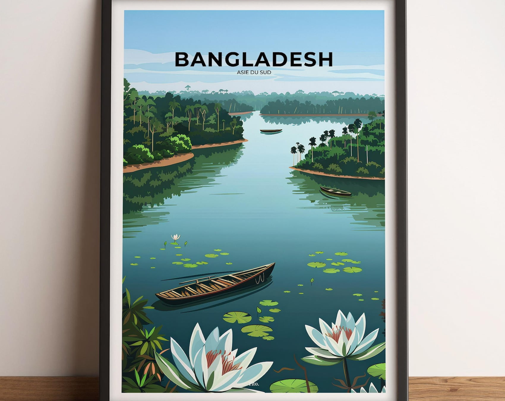 BANGLADESH Poster Bangladesh Travel Poster Bangladesh Art Print ...