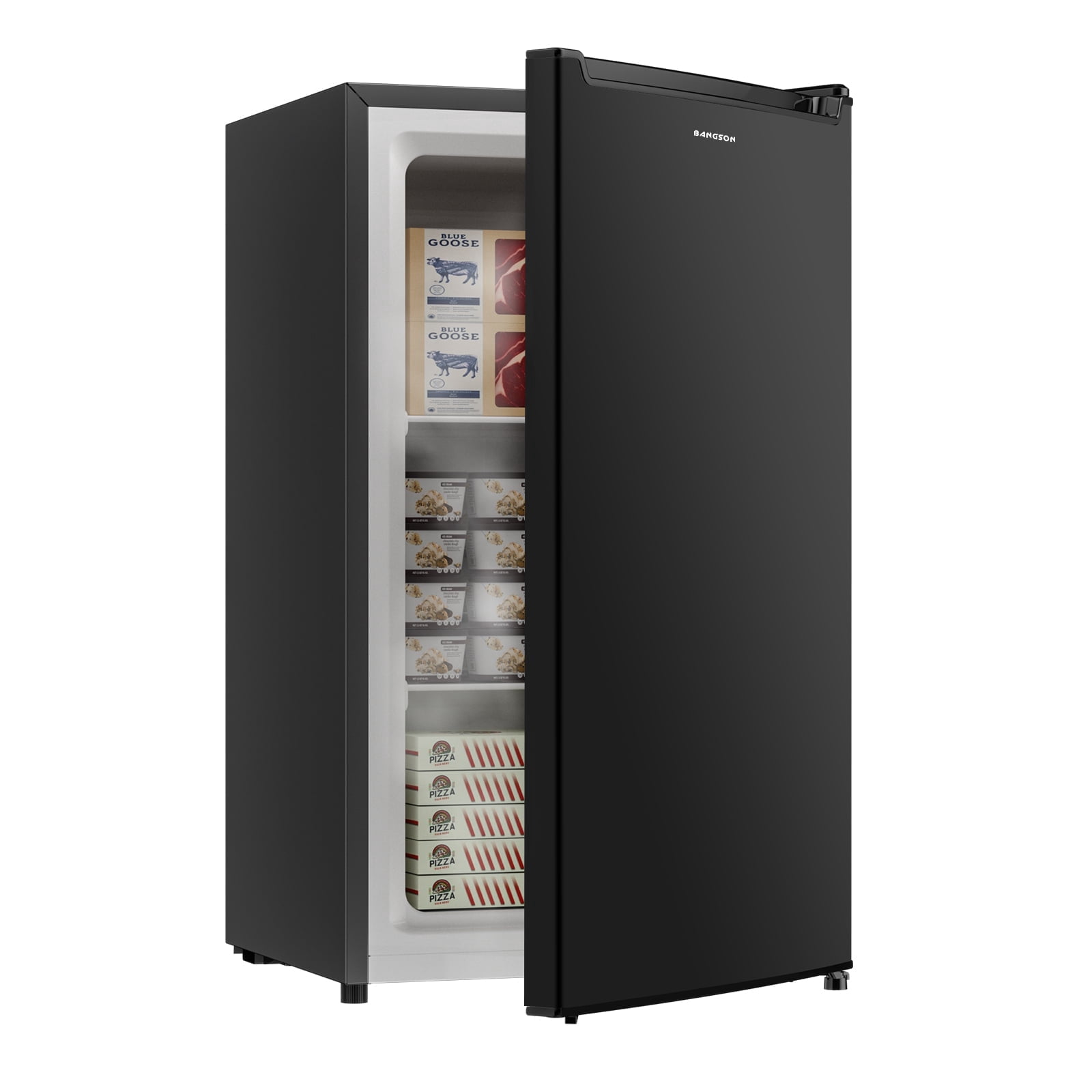 BANGSON 2.1 Cu.ft Upright Freezer, Compact Mini Freezer with Reversible ...