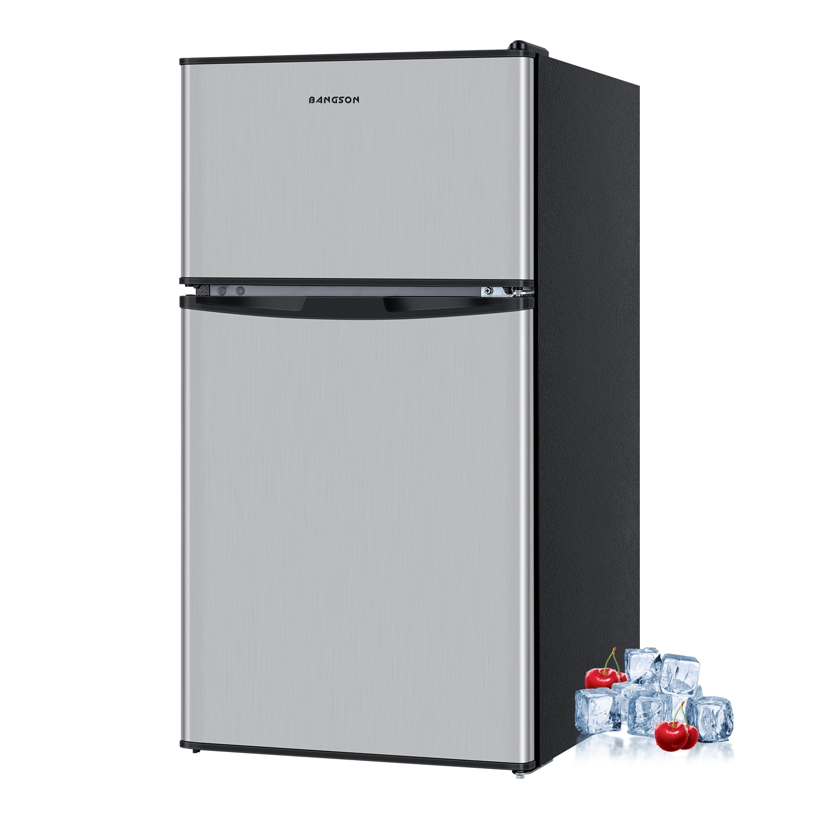 BANGSON Mini Fridge, 3.2 cu.ft Compact Fridge, 2 Door Mini Fridge for ...