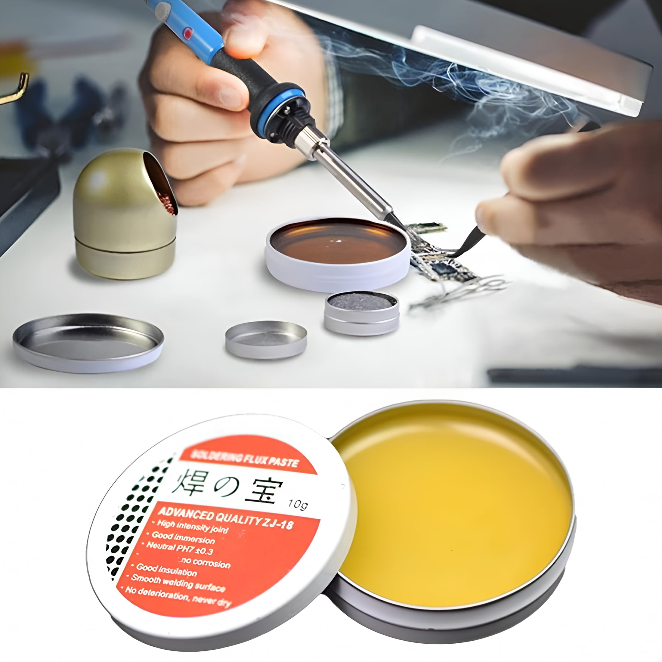 BANIRO 10g iron box solder paste no-cleaning rosin flux solder oil ...