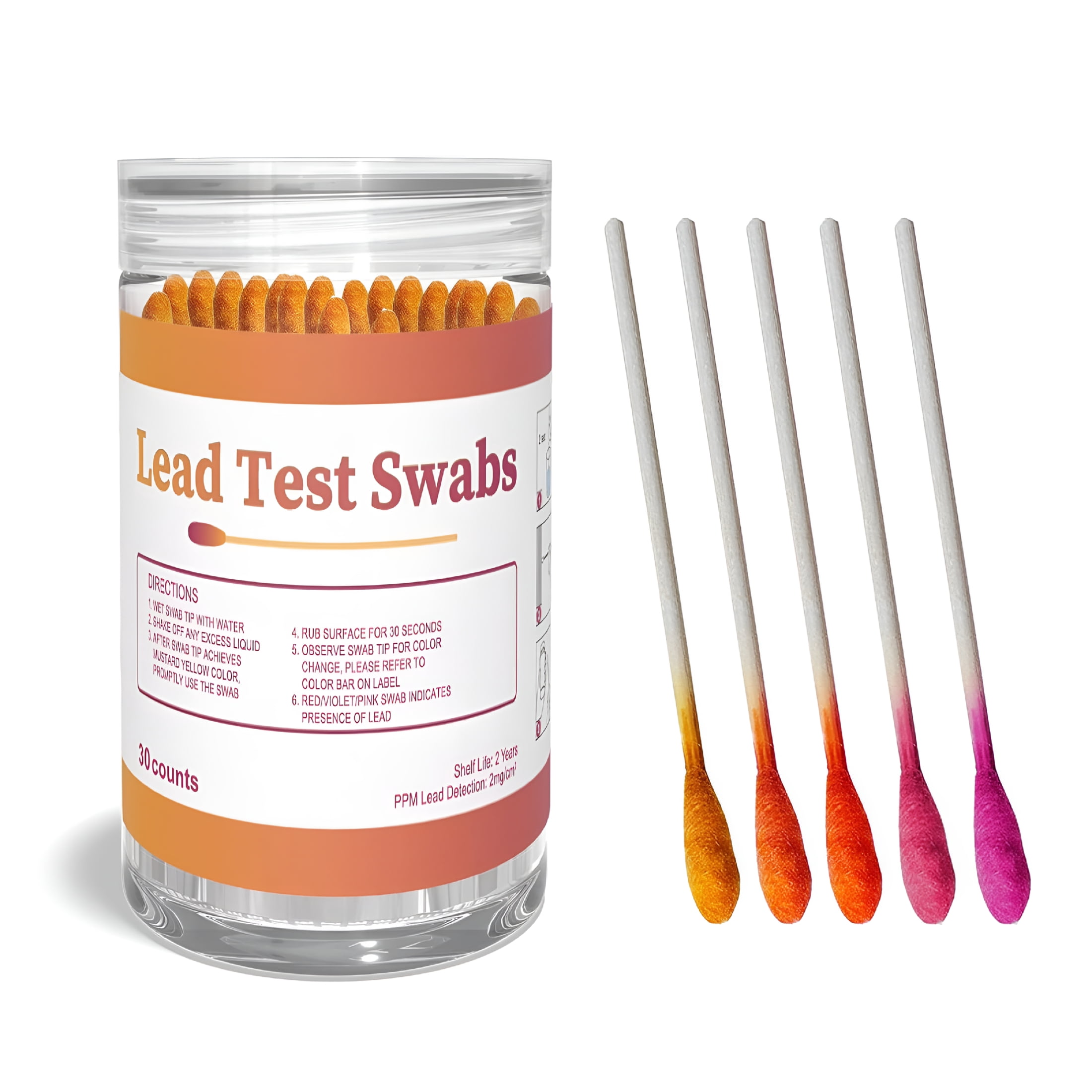BANIRO Lead Test Kit (30 Immediate Result Swabs) Results in Just 30 ...