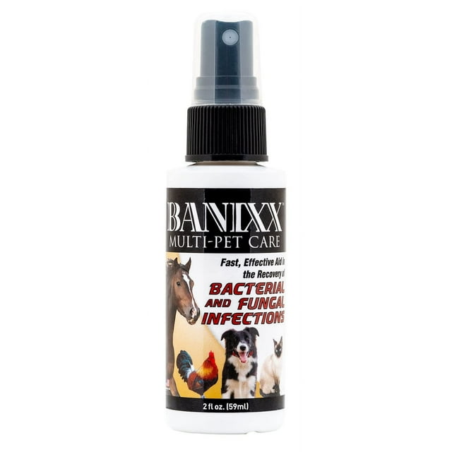 BANIXX Horse and Pet Care Travel Size. Non-irritating, Spray for ...