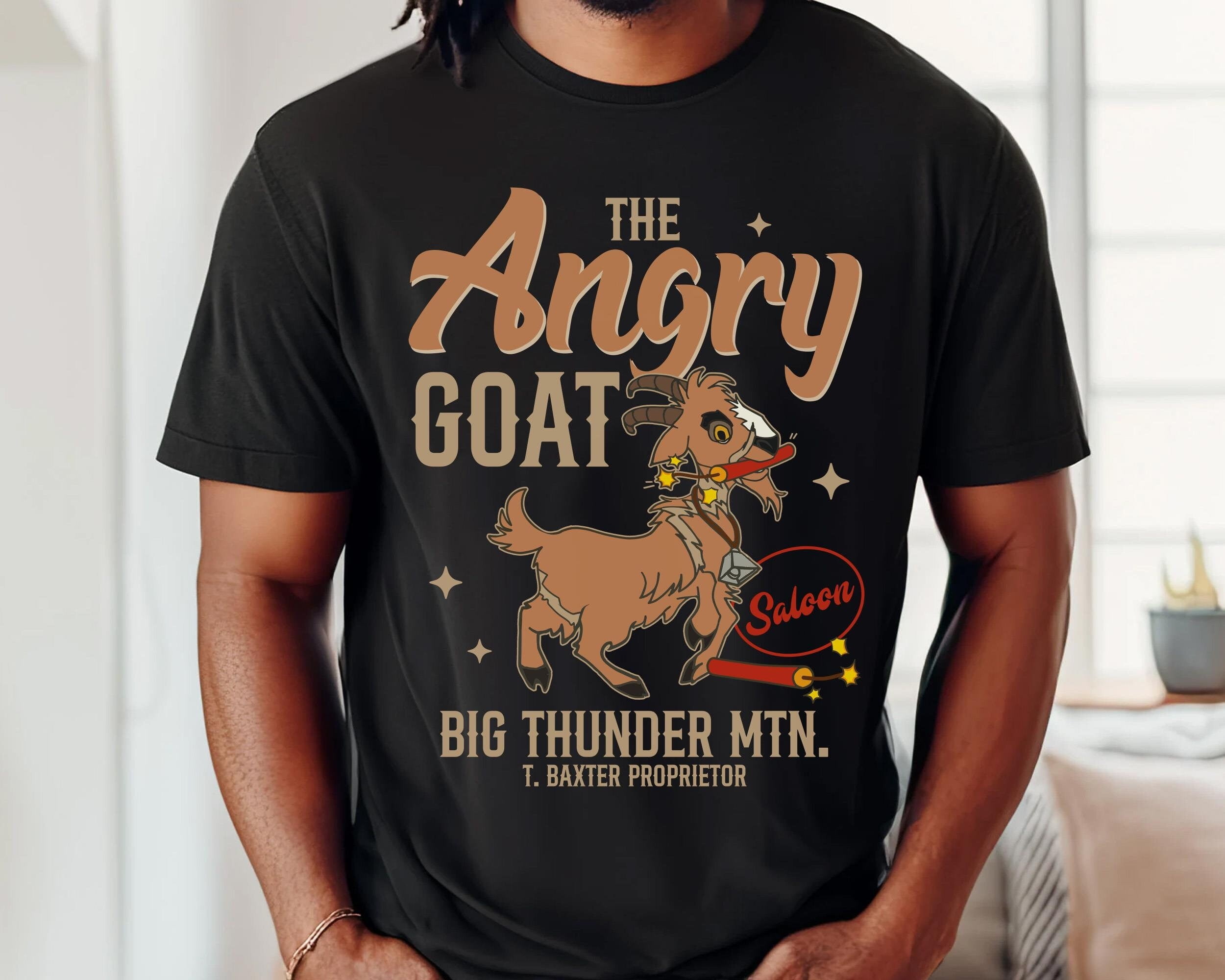 BANJOJO Big Thunder Mountain Railroad The Angry Goat Saloon Shirt ...