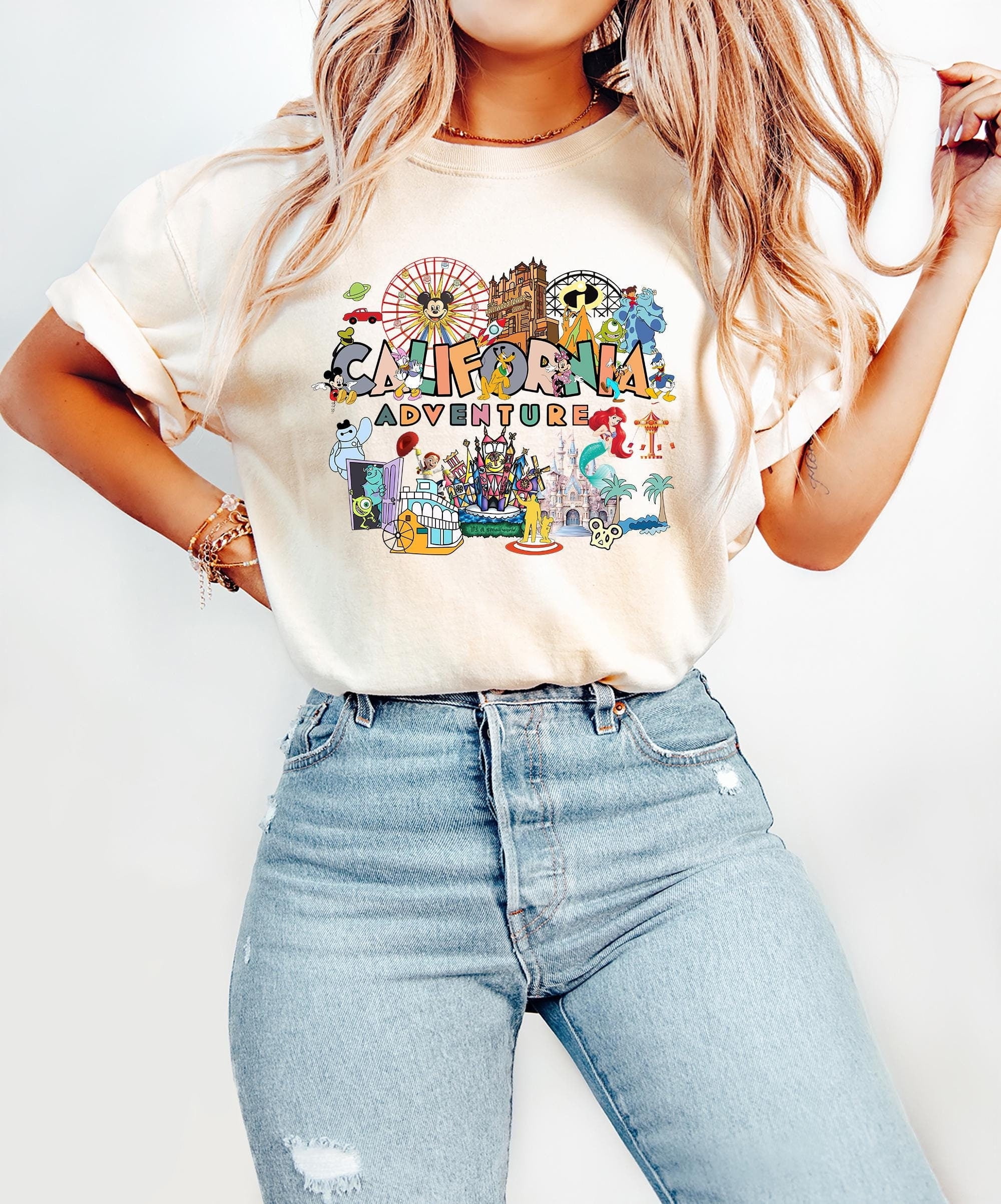 BANJOJO California Adventure Shirt, Vintage Disneyland Shirts, Family ...