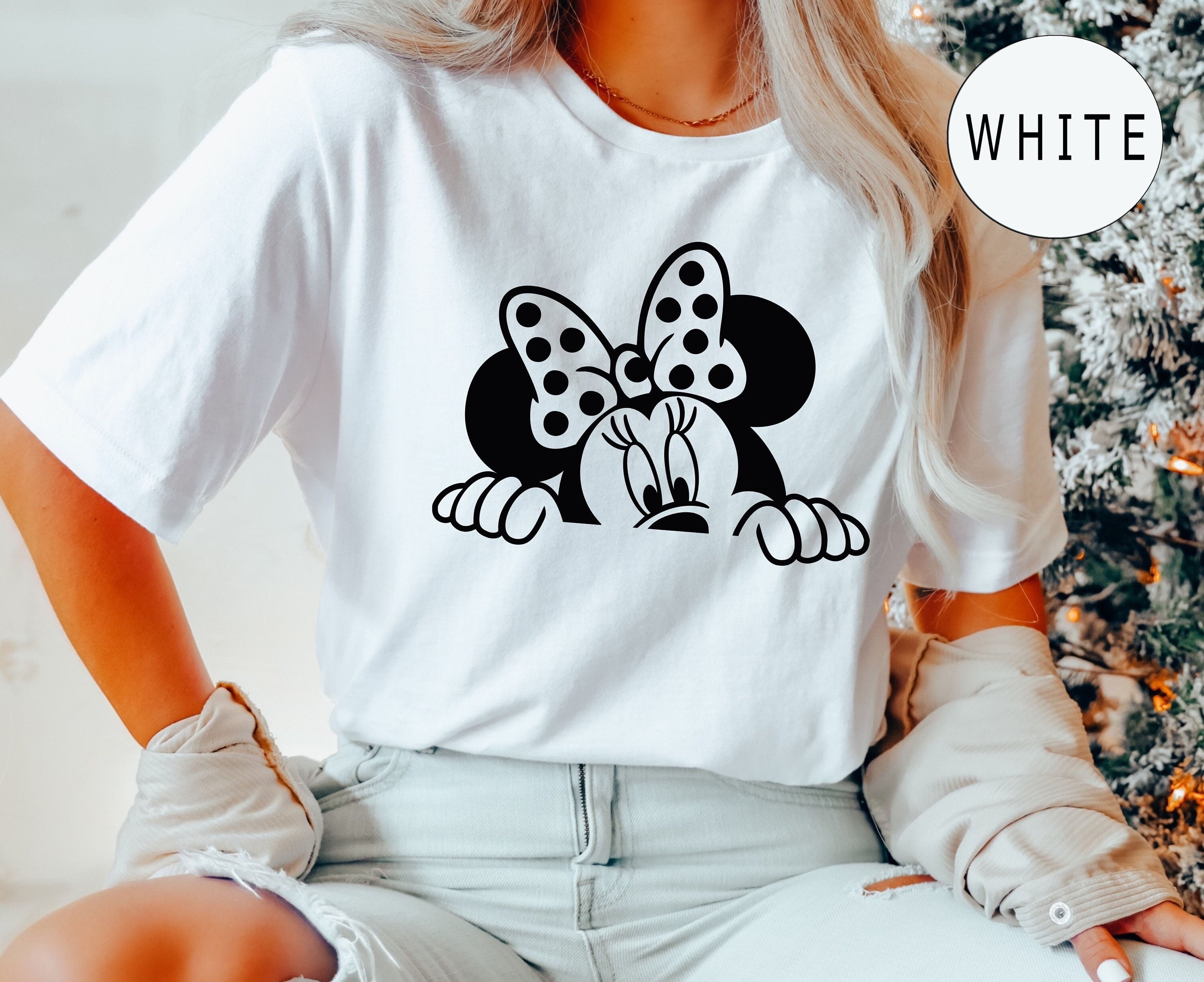 BANJOJO Comfort Colors® Disney Peeking Minnie Shirt, Disney family ...