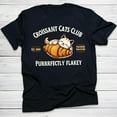 BANJOJO Croissant Cats Shirt Funny Cat and Pastry Lover Tee Cute T-Shirt Gift for Baker and Cat ...