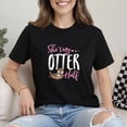 BANJOJO Cute Otter Couple T-shirt, She’s My Otter Half Valentine’s Day ...