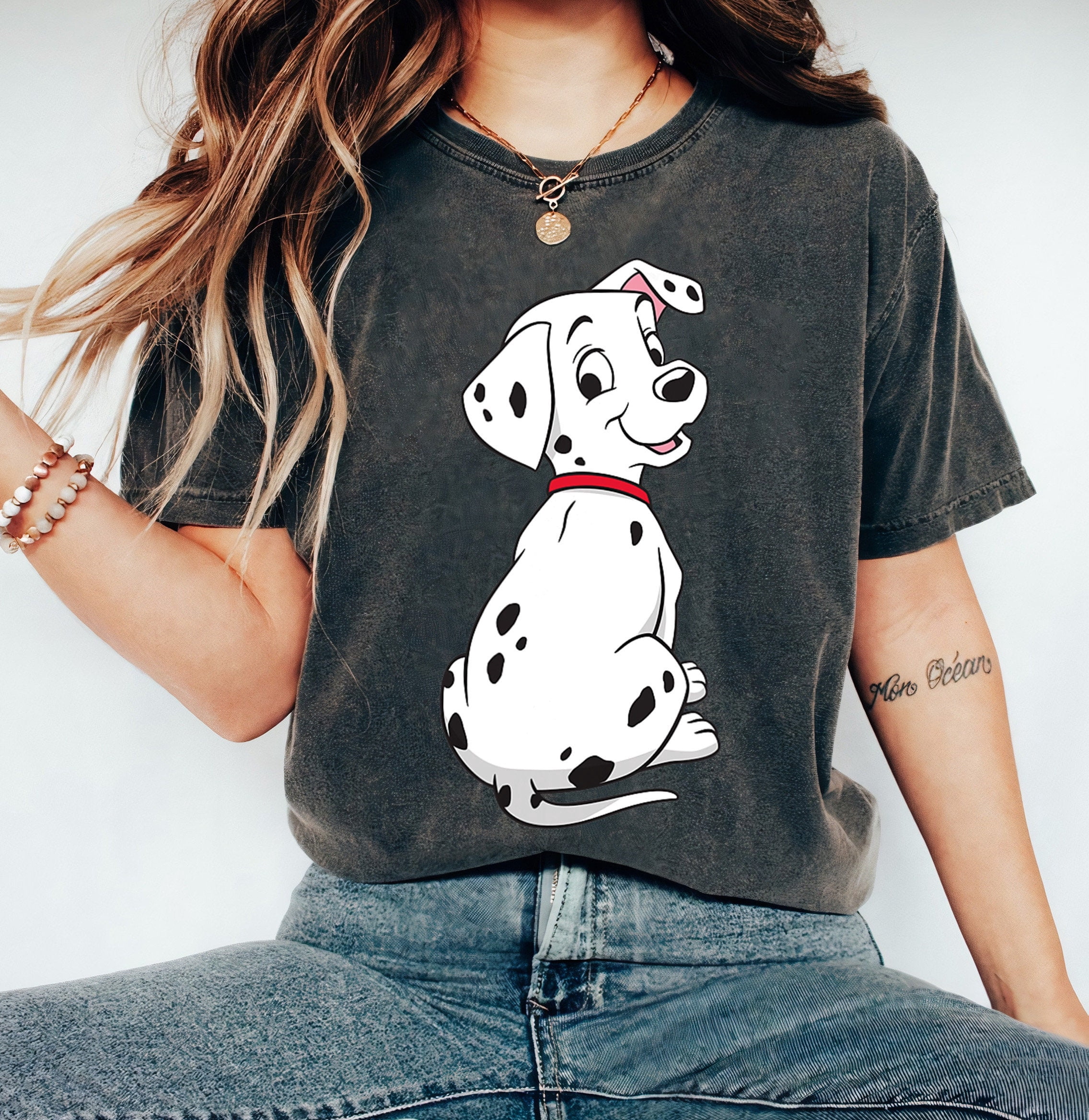 BANJOJO Disney 101 Dalmatians Rolly's Back T-Shirt, Disneyland Family ...