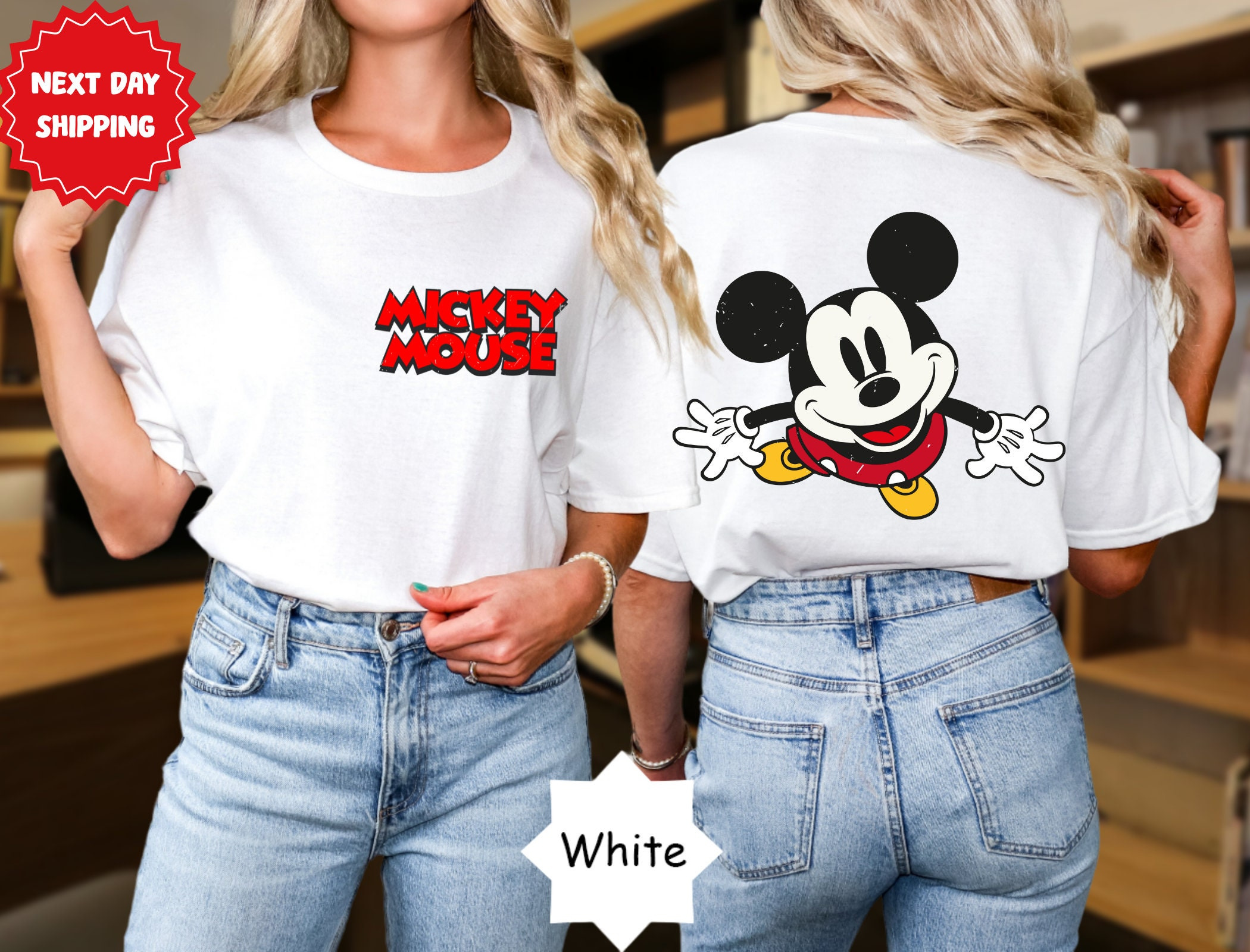 BANJOJO Disney Classic Mickey Mouse Pose T-Shirt, Mickey Hoodie ...