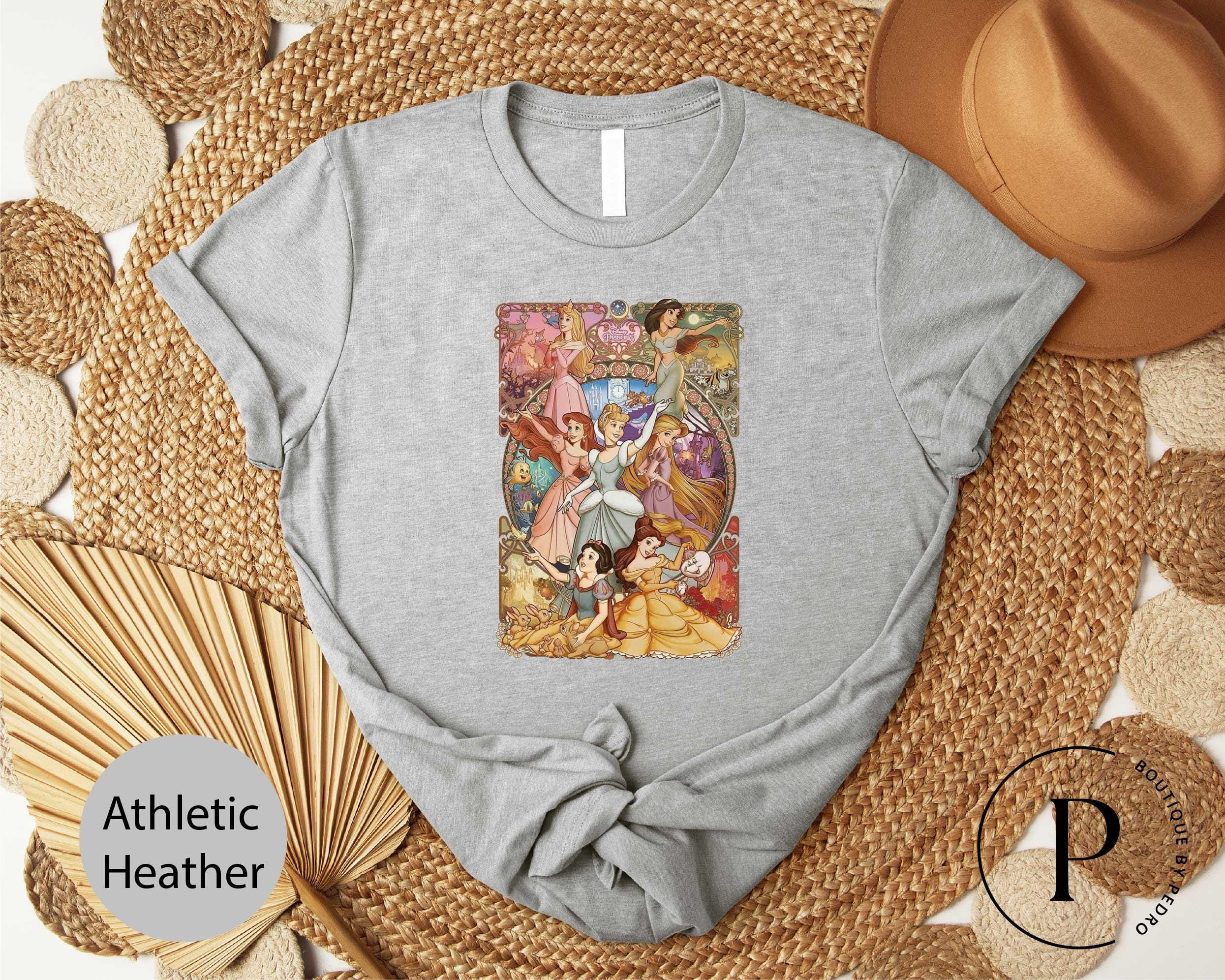 BANJOJO Disney Princesses Shirt, Princess T-Shirt, Cute Princesses ...