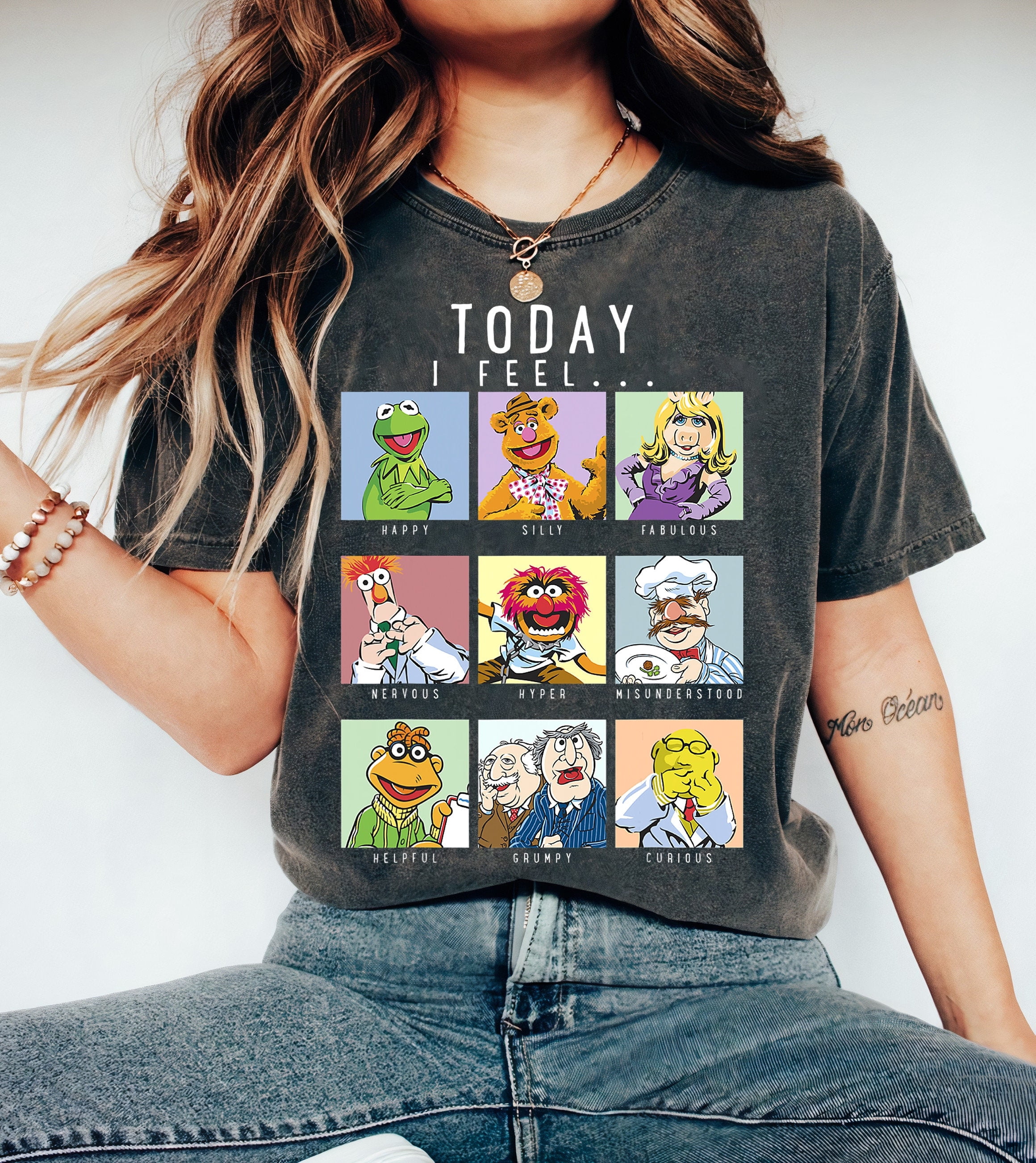 BANJOJO Disney The Muppets Today I Fell Box Up T-Shirt, Magic Kingdom ...