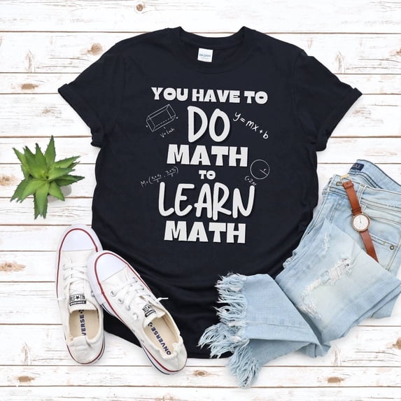 BANJOJO Do Math to Learn Math Shirt, Math Tee, Pi Day Shirt, Math ...