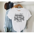 BANJOJO Football Mom T-shirt, Livin' That Football Mom Life,Game Day ...