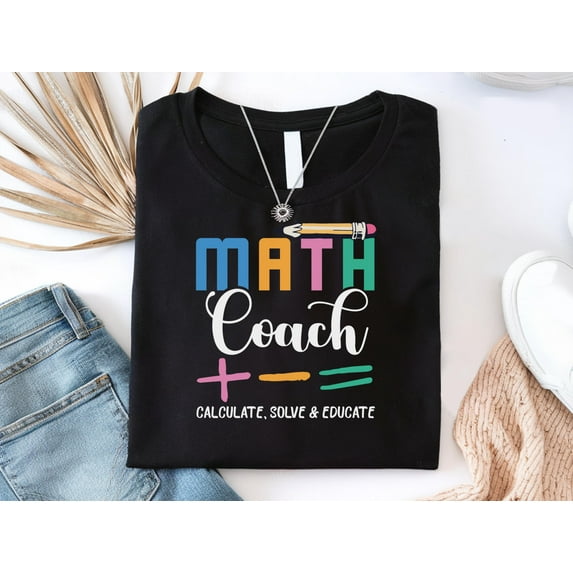BANJOJO Math Coach Shirt, Math Lovers Gift Shirt, Math Lovers Shirt ...