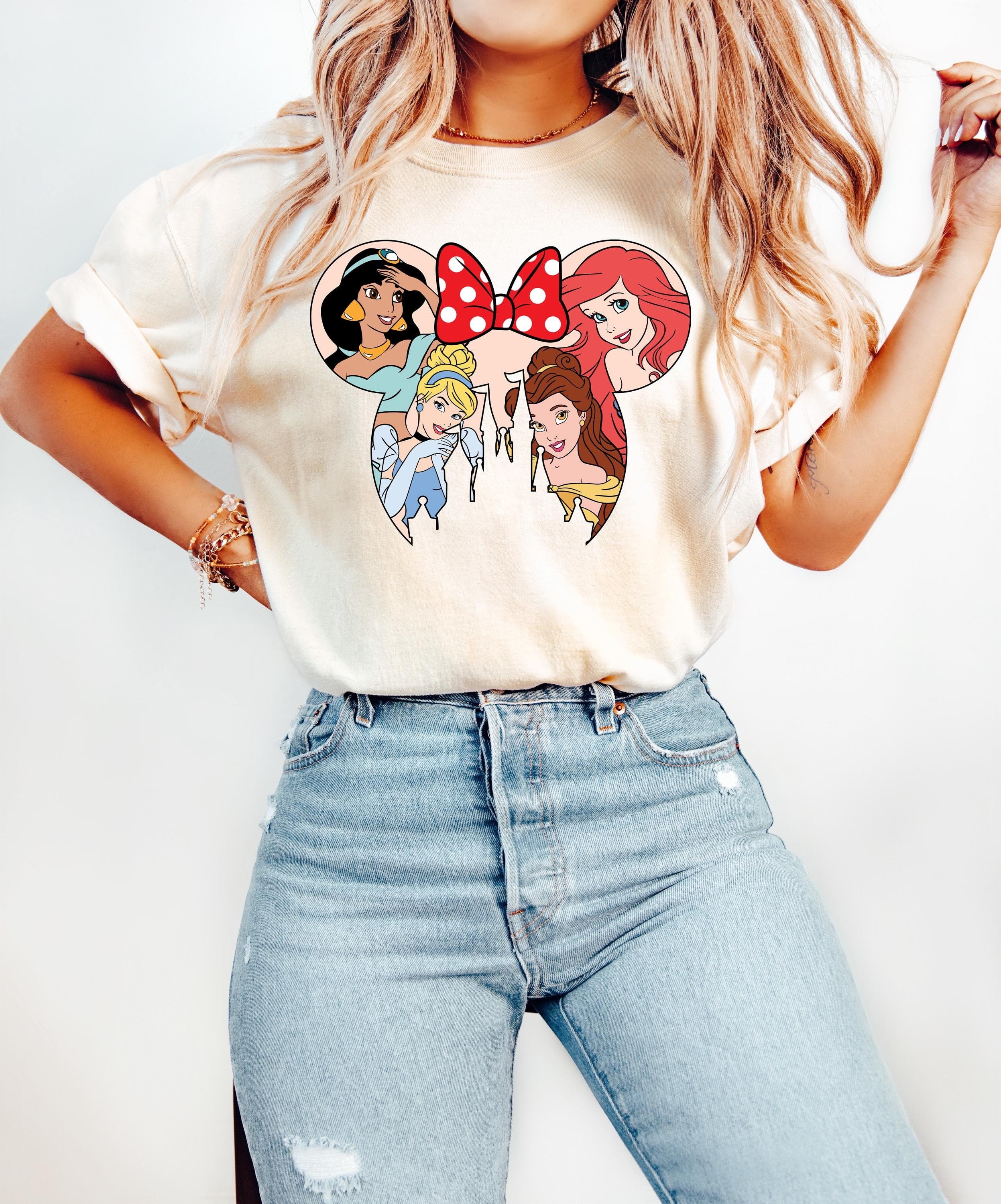 BANJOJO Mickey Minnie Ears Disney Princess Shirt, Disney Girl Trip ...