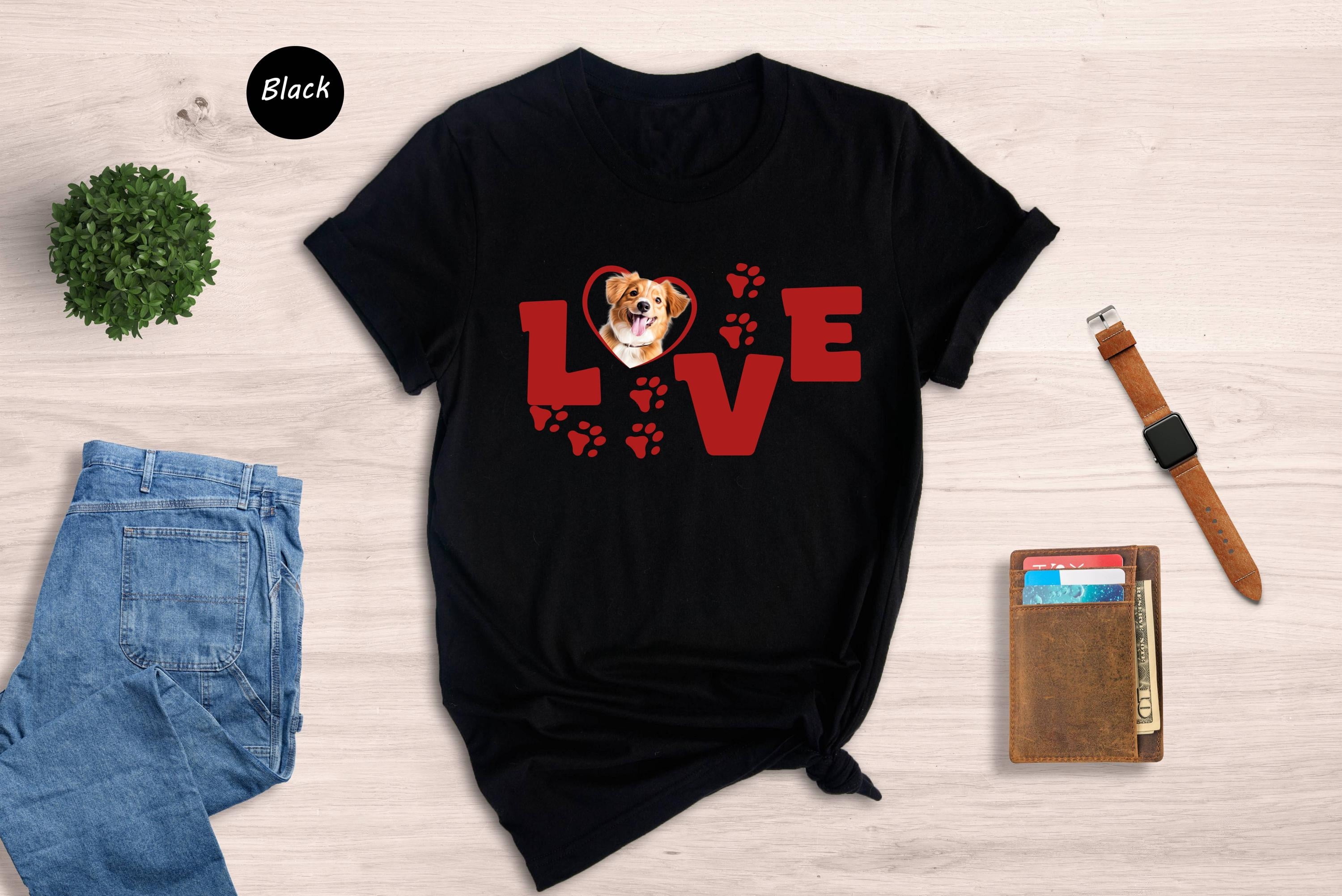 BANJOJO Personalized Valentine Dog Shirt, Custom Valentine Dog Shirt ...