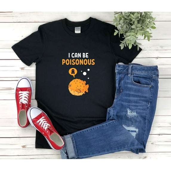 BANJOJO Puffer Fish Shirt, I Can Be Poisonous, Fish Shirt, Underwater ...