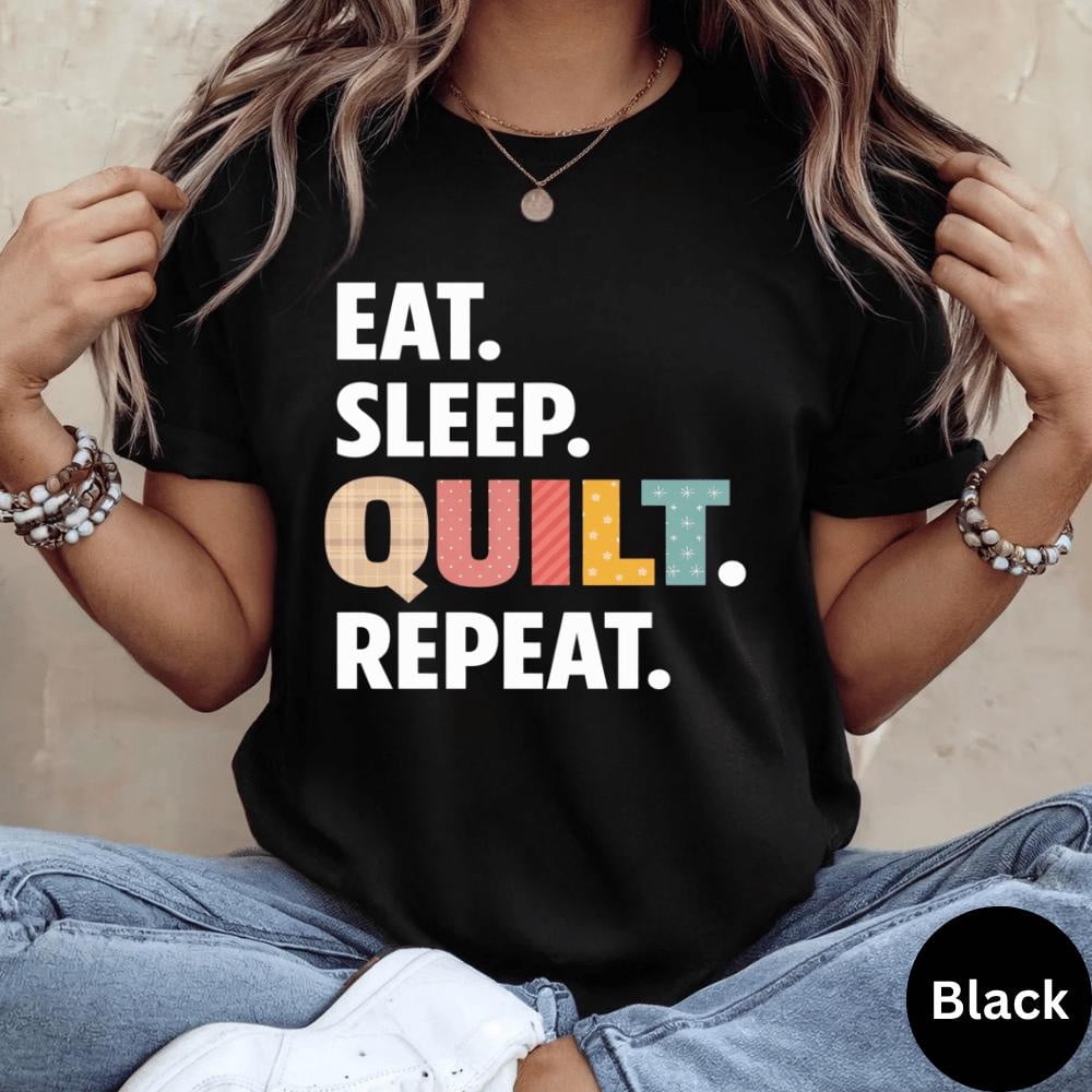 BANJOJO Quilting Art T-Shirt, Quilter Lover , Sewing Enthusiast Graphic ...