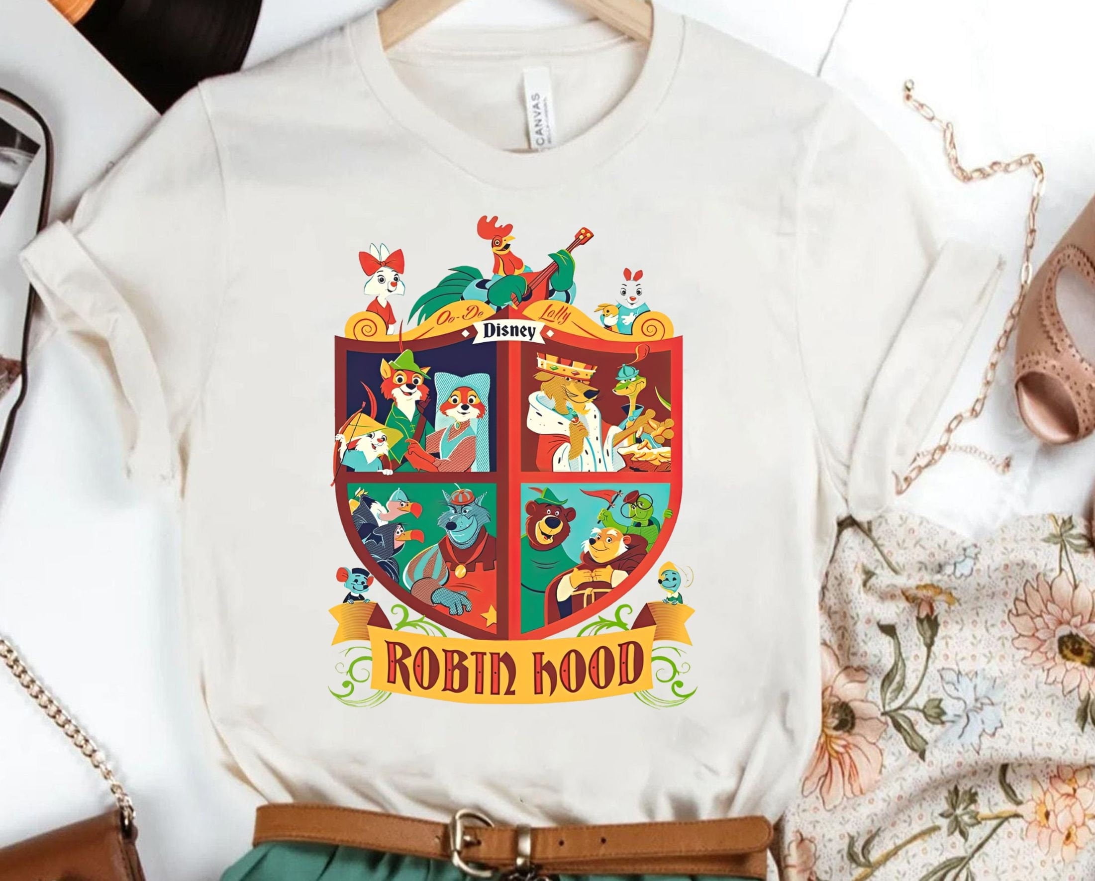 BANJOJO Retro Disney Robin Hood Sweatshirt | Robin Hood Oo-De-Lally T ...