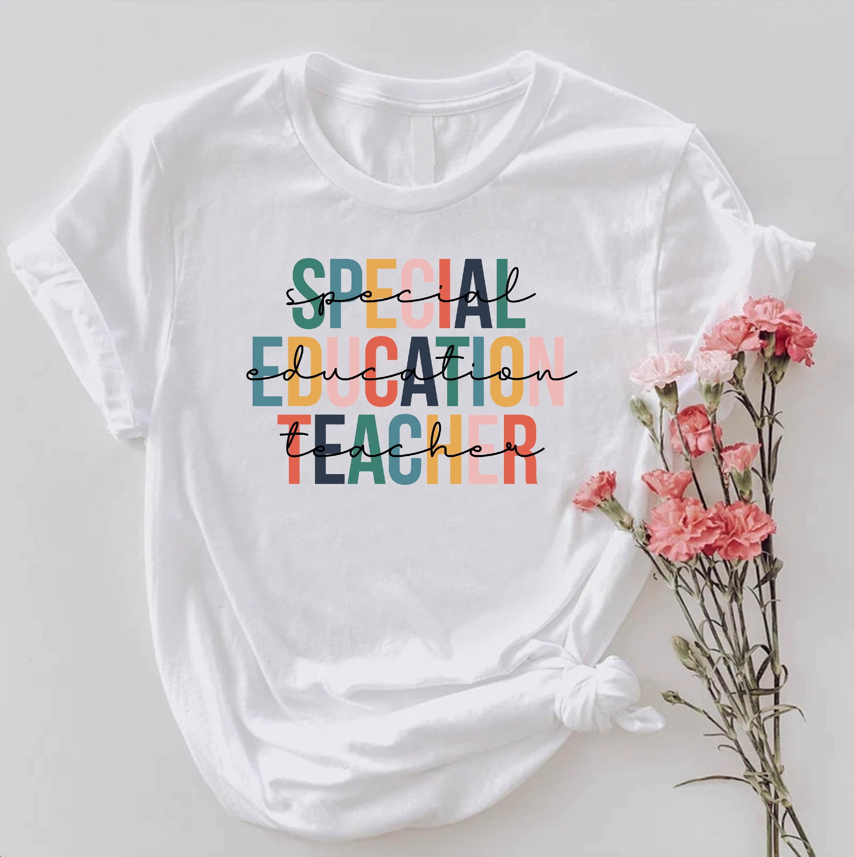 BANJOJO Special Education Teacher T-Shirt, Teacher Shirt, Squad Gift ...