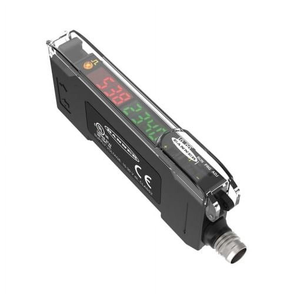 BANNER ENGINEERING DF-G1-NS-Q7, Sensor, Fiber Optic Amplifier, Dual ...