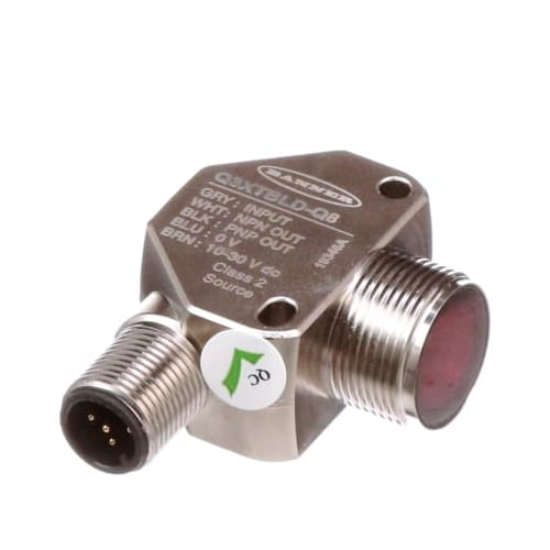 BANNER ENGINEERING Q3XTBLD-Q8, Laser Contrast Sensor, Diffuse; R: 300mm ...