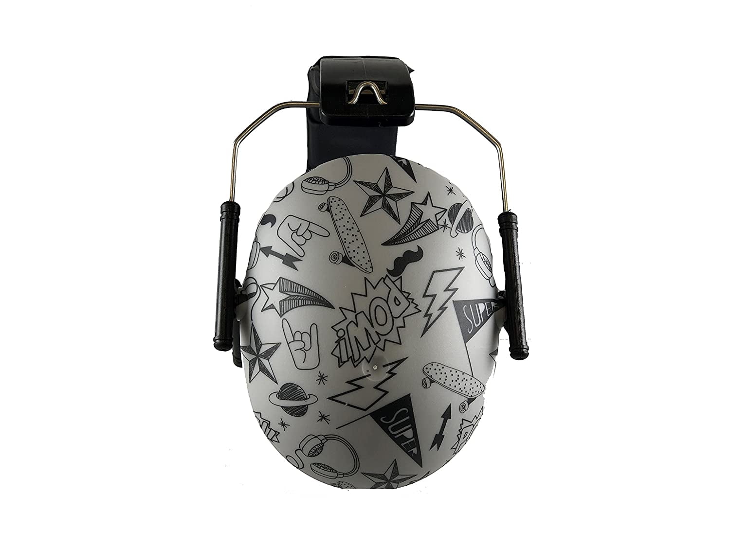 Kids Hearing Protection Earmuffs - Prints - Kids 2+ - Gray Graffiti ...
