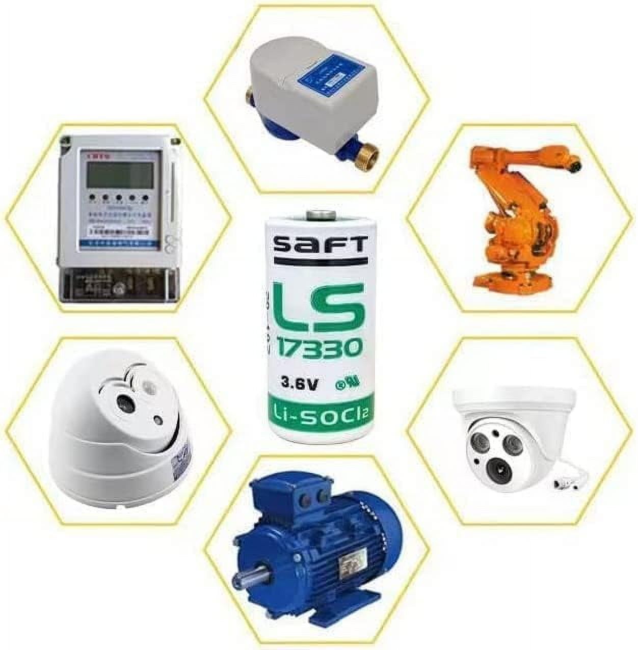 BAOBUTE(6 Pack) LS17330 Battery 3.6V 2100mAh Lithium Battery for LS ...