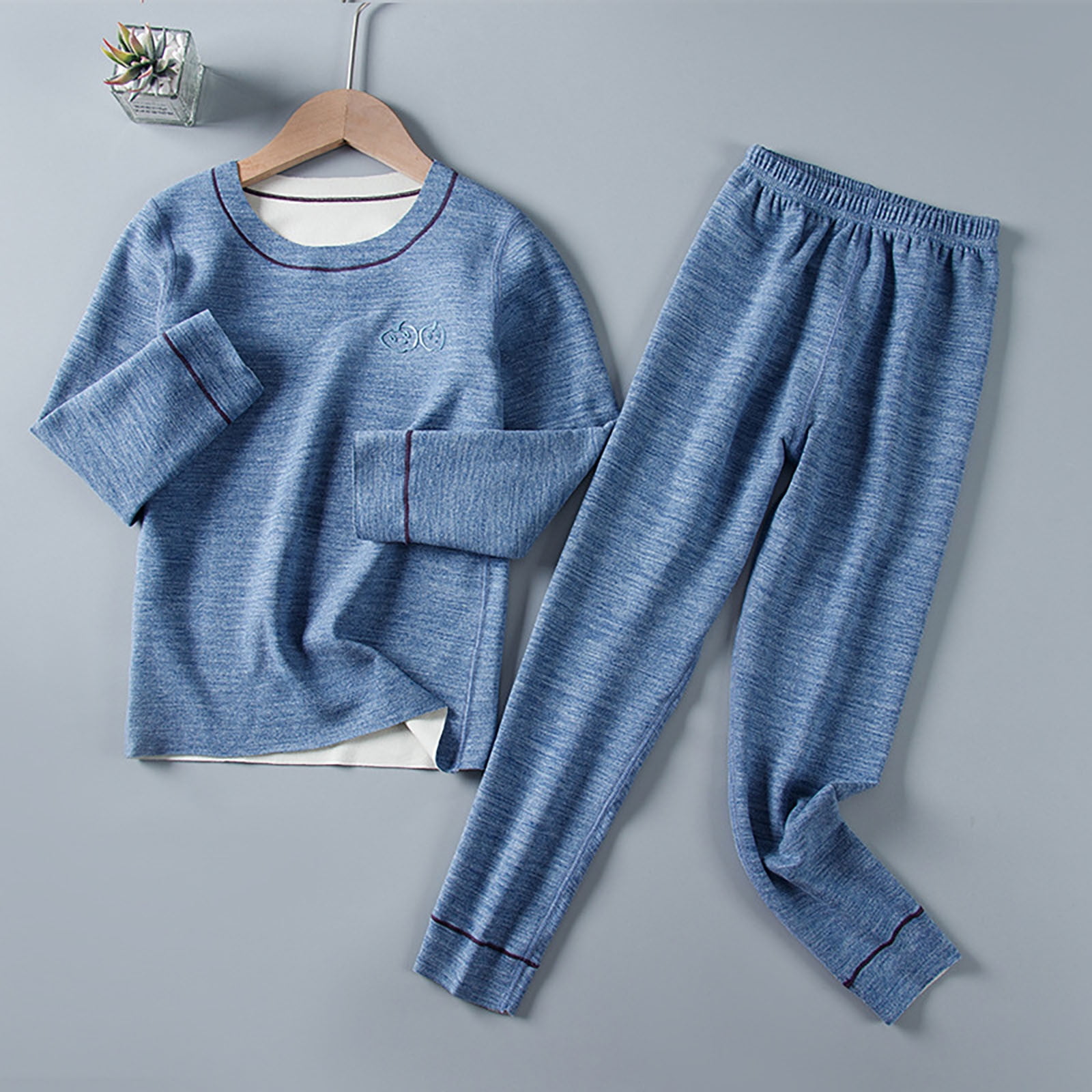 BAODANN 2024 Children's Seamless Thermal Underwear Set Boys And Girls ...