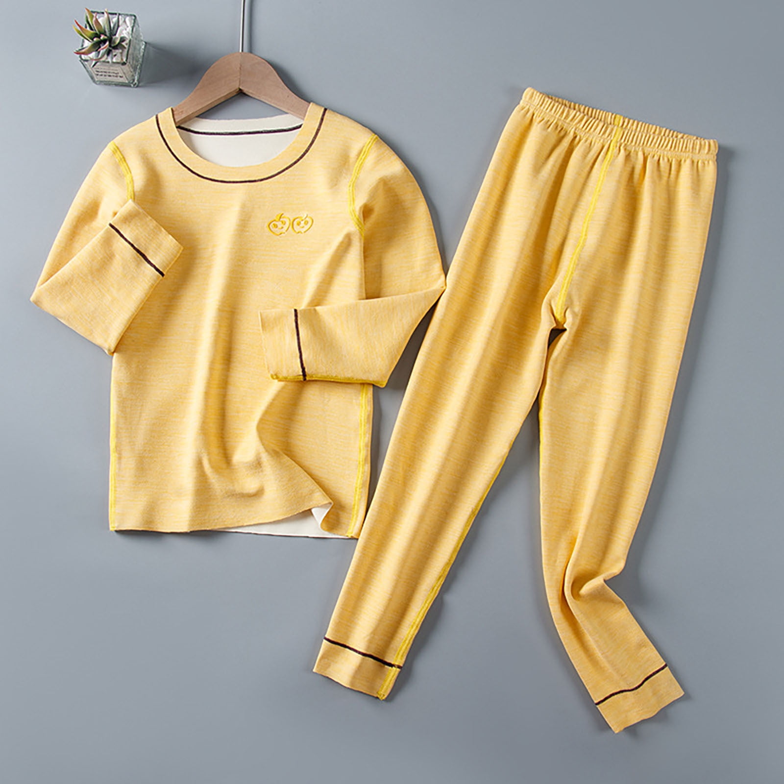 BAODANN 2024 Children's Seamless Thermal Underwear Set Boys And Girls ...