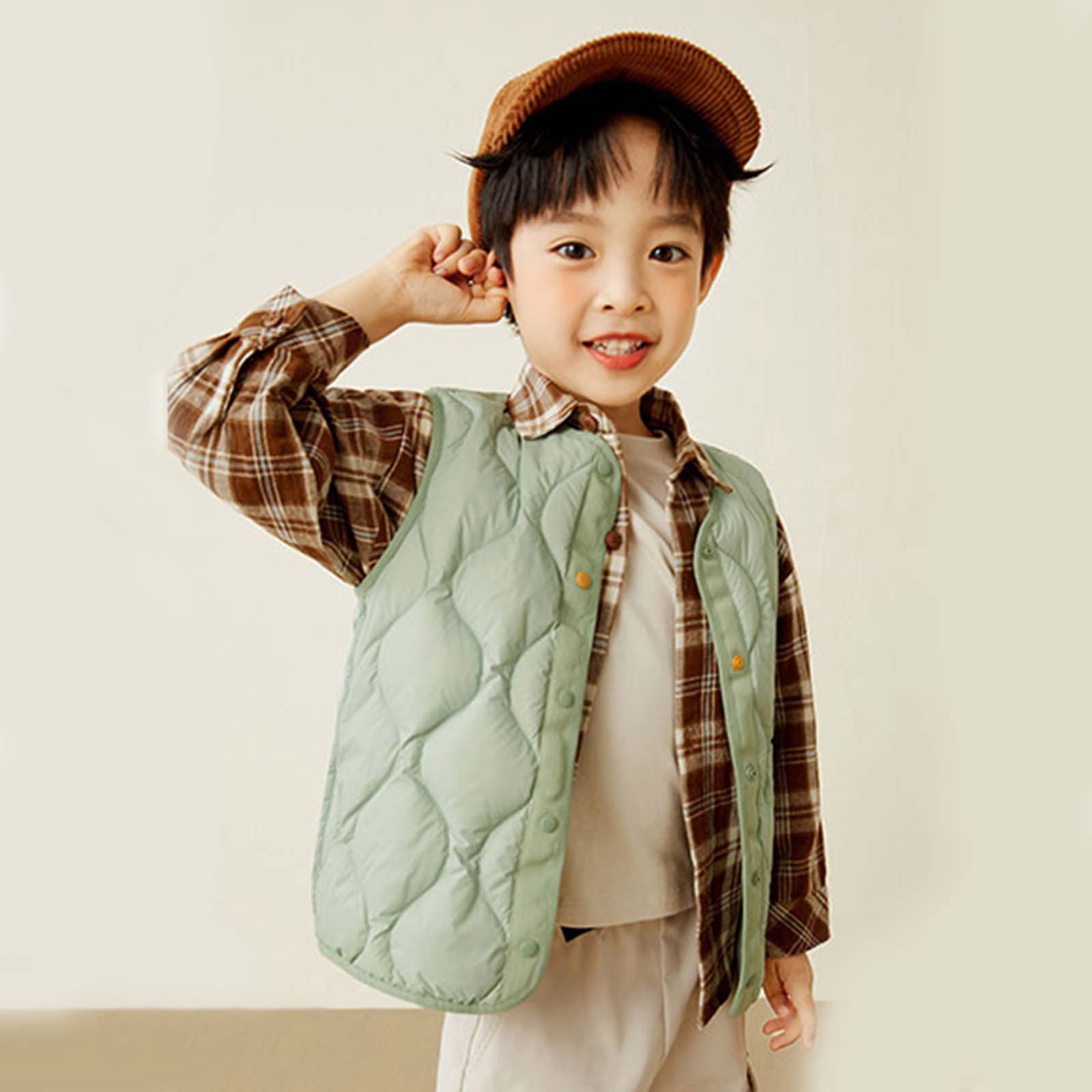 BAODANN Boys Girls Down Coat Lightweight Down Jacket Zipper Fashion ...