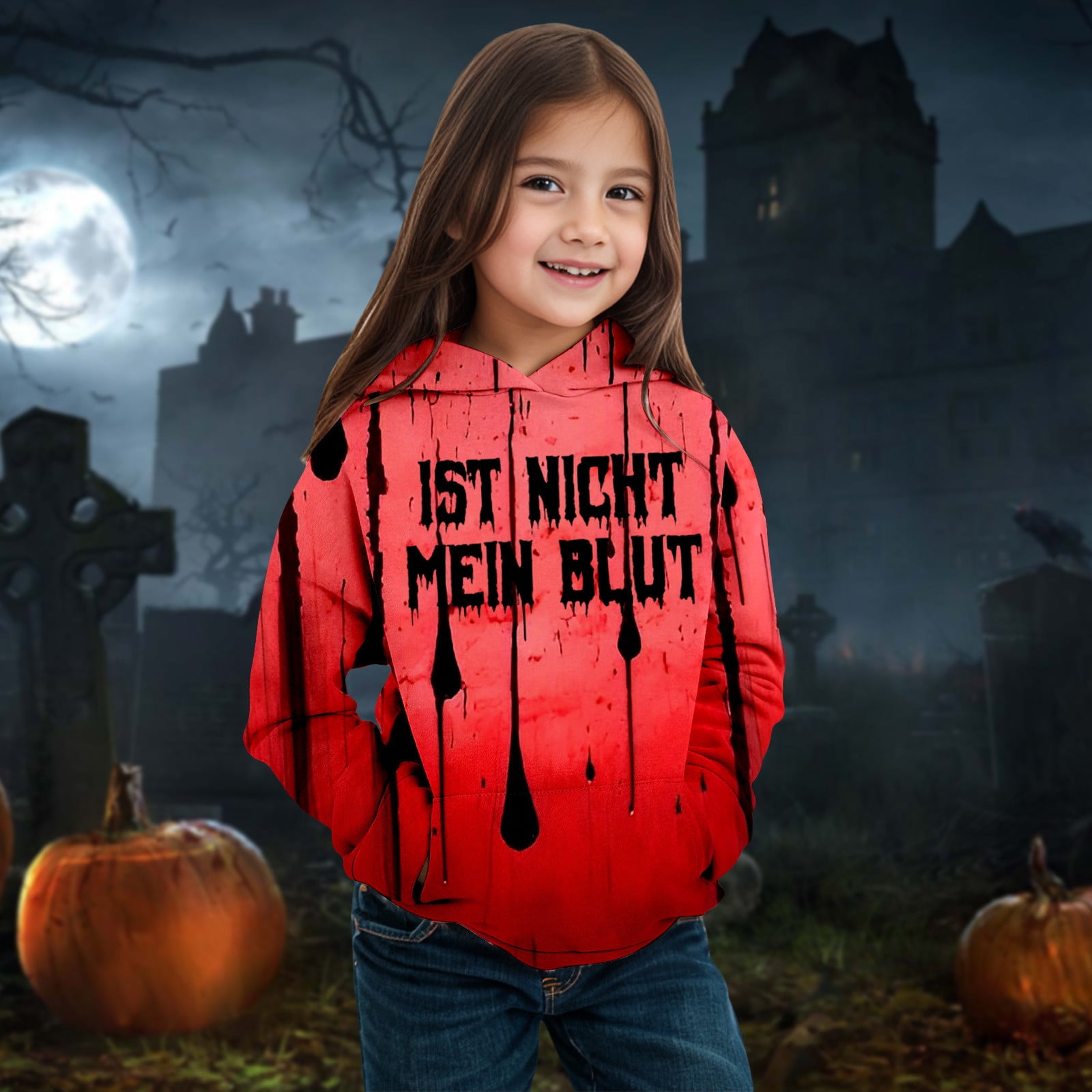 BAODANN Child Toddler Boys Girls Long Sleeve Letter Prints Warm Hoodie ...