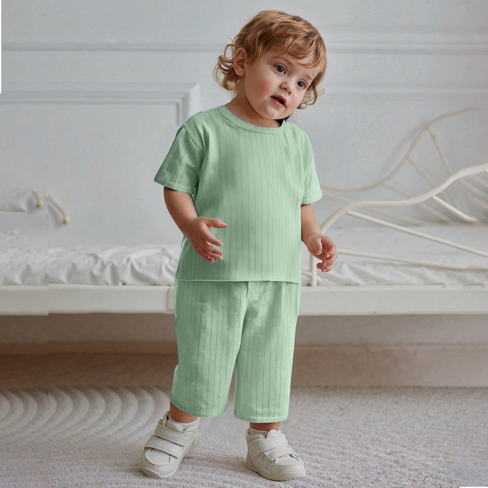 BAODANN Children's Pajamas Boys And Girls Home Clothes Boneless ...