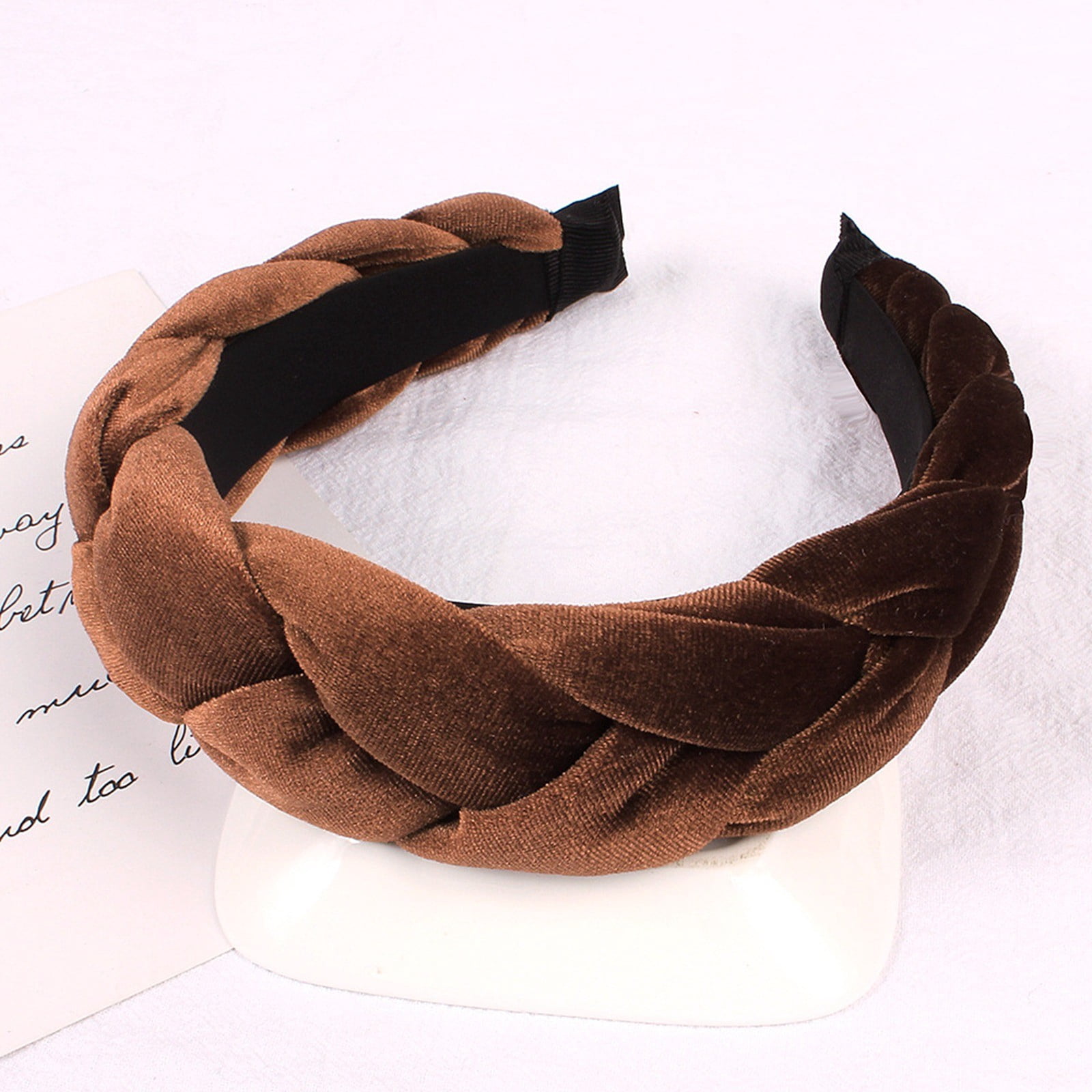 BAODANN Fashion Headband for Hair Accessories Textured Braided Soft ...