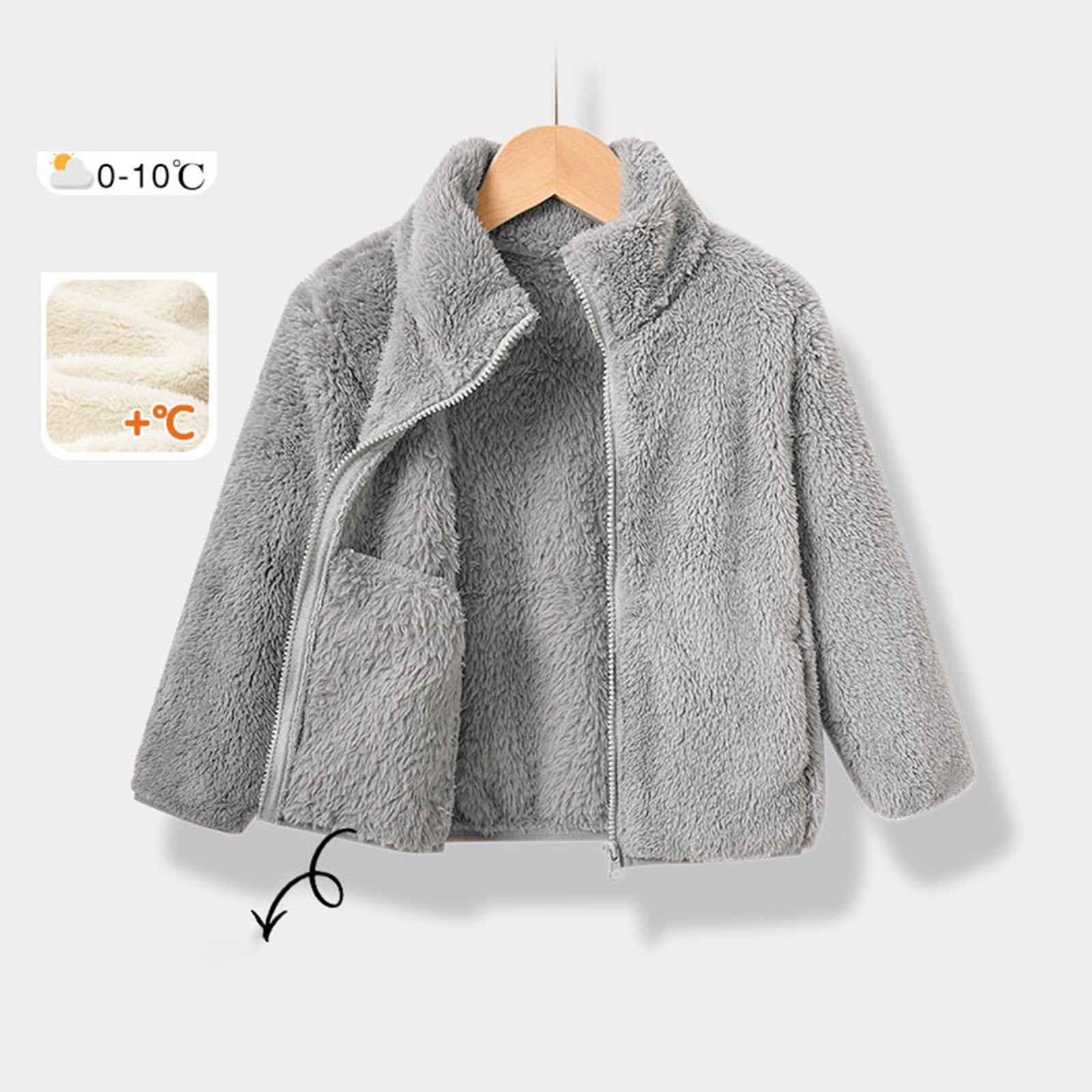 BAODANN Girls And Toddlers' Full Zip Jacket Light Jacket for Boys ...