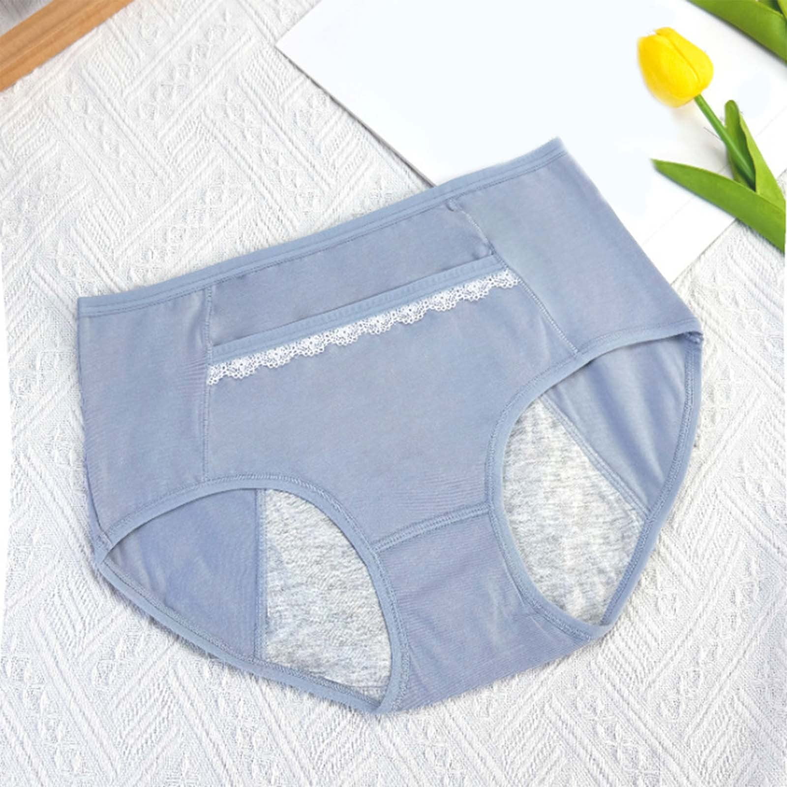 BAODANN High Waist Panties For Women Leak Proof Large Size Womens ...